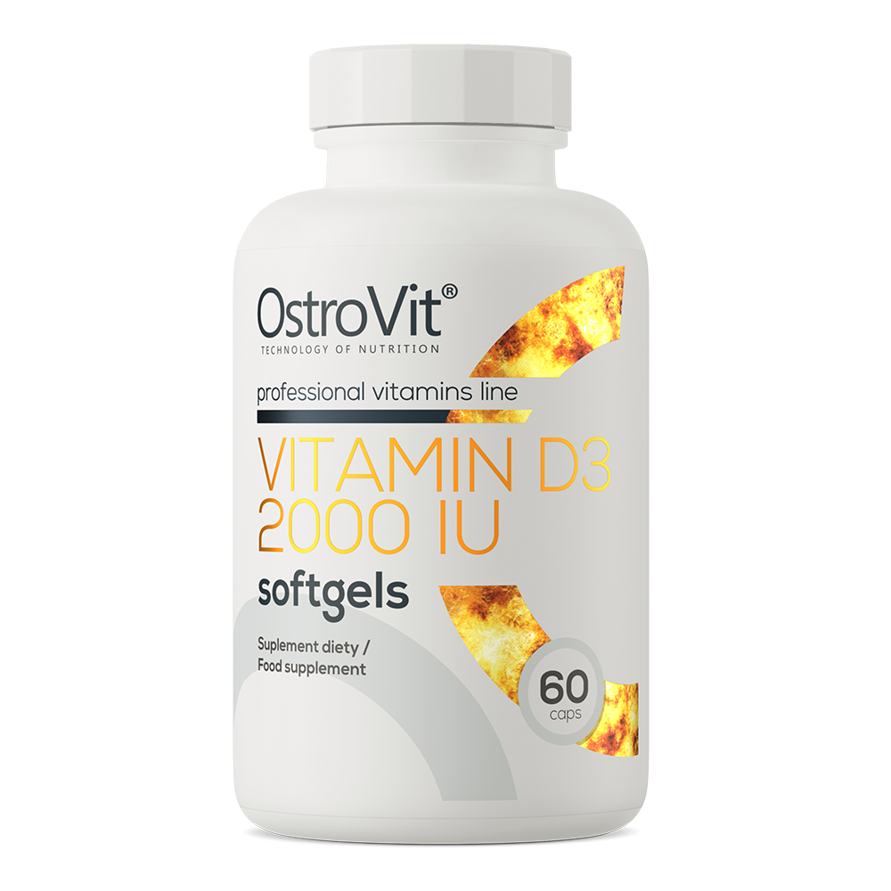 OstroVit Vitamin D3 2000 IU softgels 60 caps – Vitapood